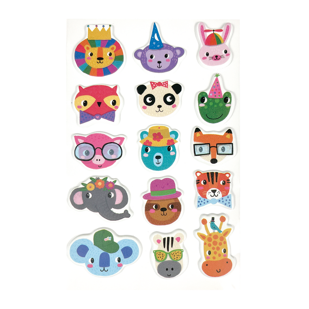 Stickiville Party Animals Stickers - OOLY
