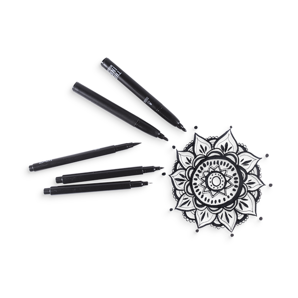 The Ink Works - Art Markers - Assorted Tips - Set of 5 - OOLY