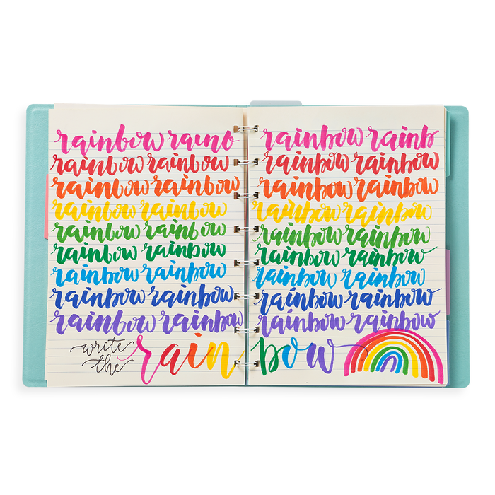 Calligraphy Duo Chisel and Brush Tip Markers - Set of 12 - OOLY