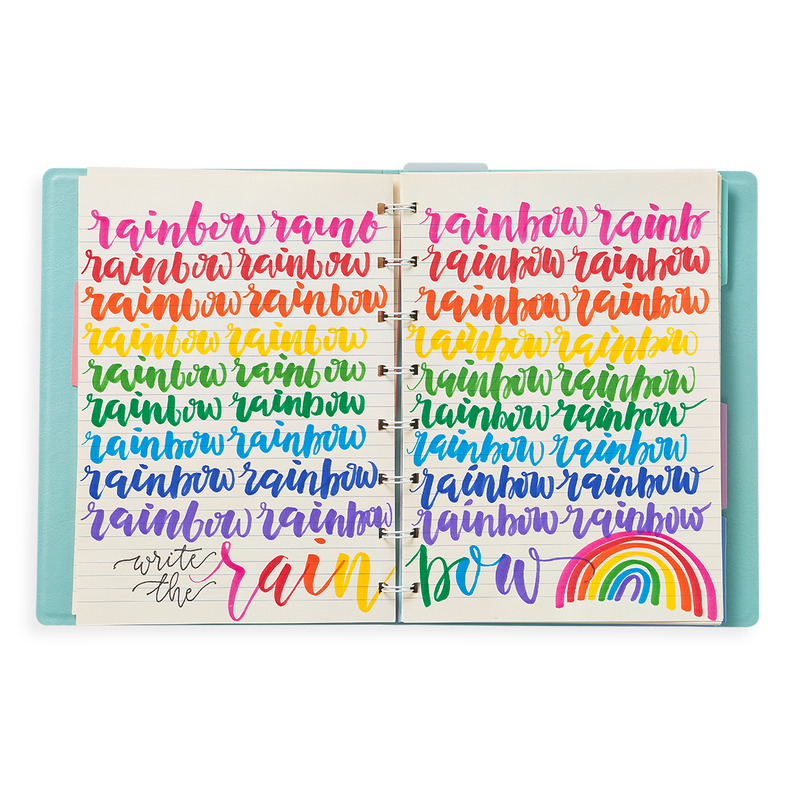 Calligraphy Duo Chisel and Brush Tip Markers - Set of 12 - OOLY