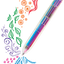 6 Click Multi Color Gel Pen Fine Tip - OOLY