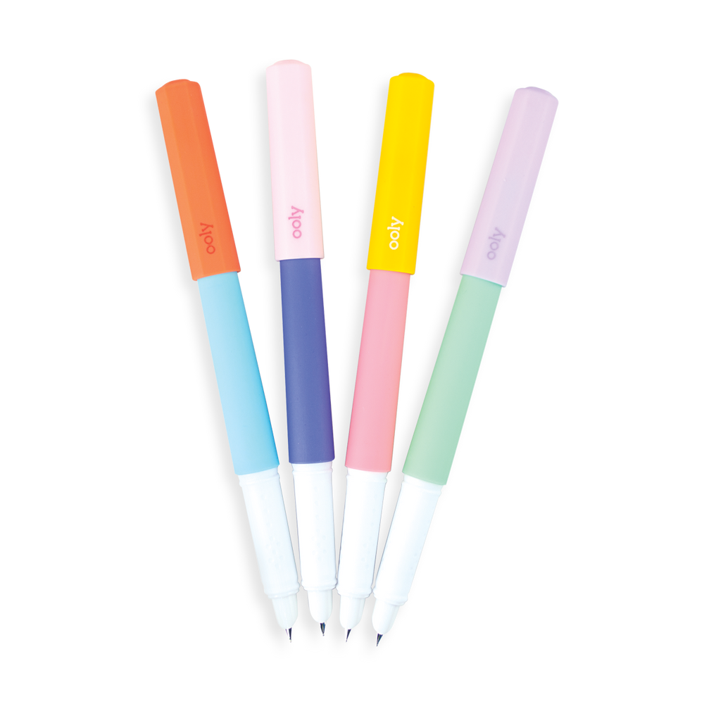 Color Write Fountain Pens Colored Ink Refills - Set of 8 - OOLY