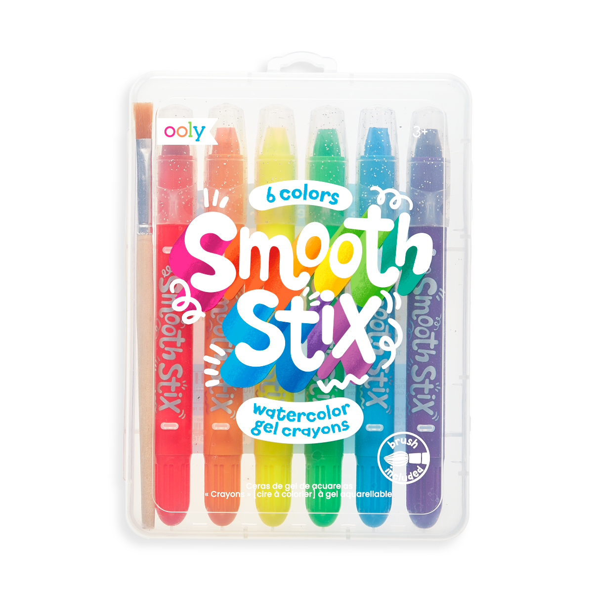 Smooth Stix Watercolor Gel Crayons - Set of 6 - OOLY