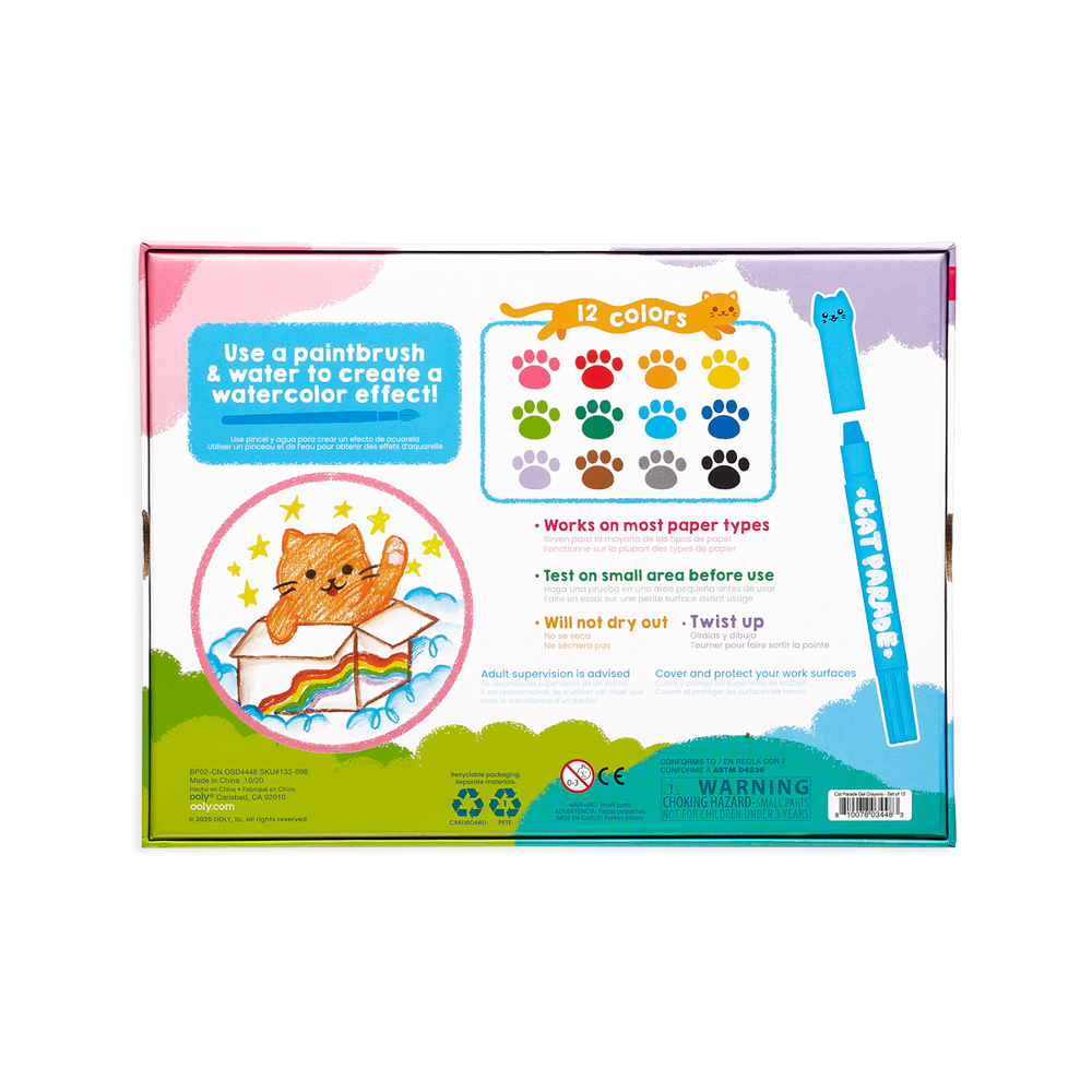Cat Parade Gel Crayons - OOLY