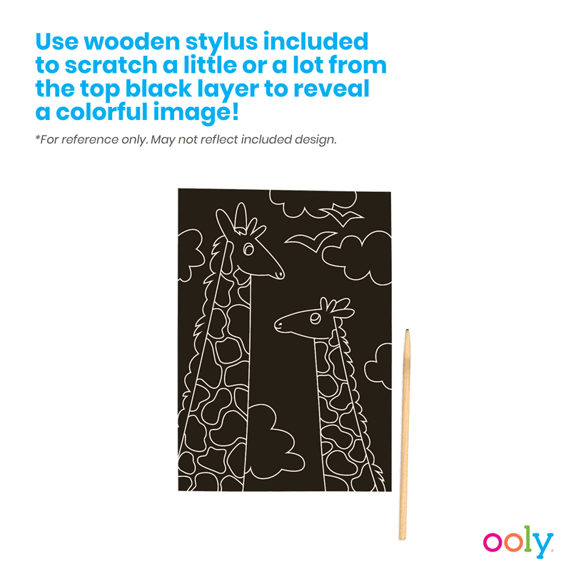 Monster Pals Scratch and Scribble Scratch Art Kit - OOLY
