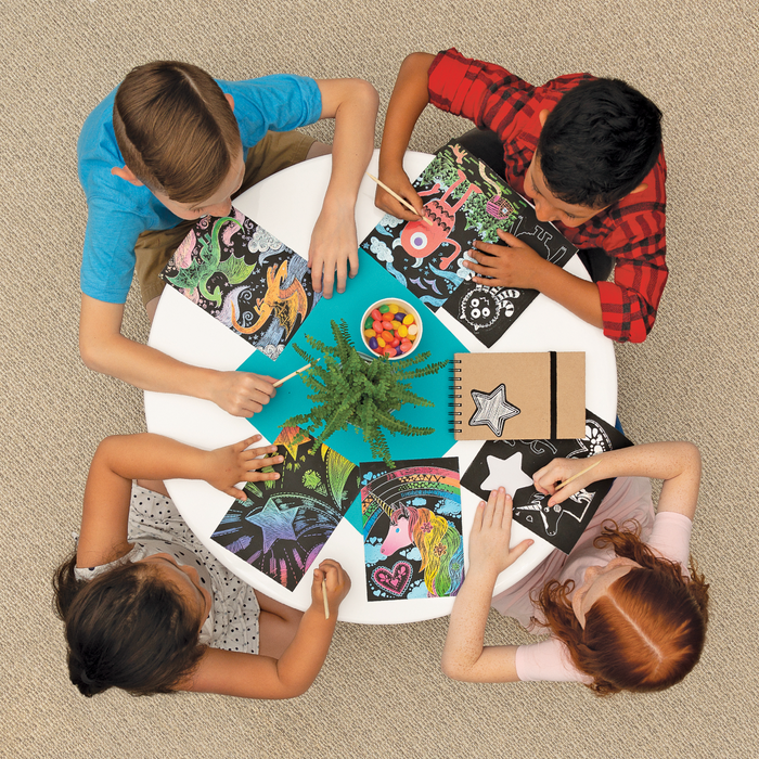 Monster Pals Scratch and Scribble Scratch Art Kit - OOLY