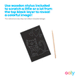 Safari Party Scratch and Scribble Mini Scratch Art Kit - OOLY