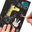 Safari Party Scratch and Scribble Mini Scratch Art Kit - OOLY