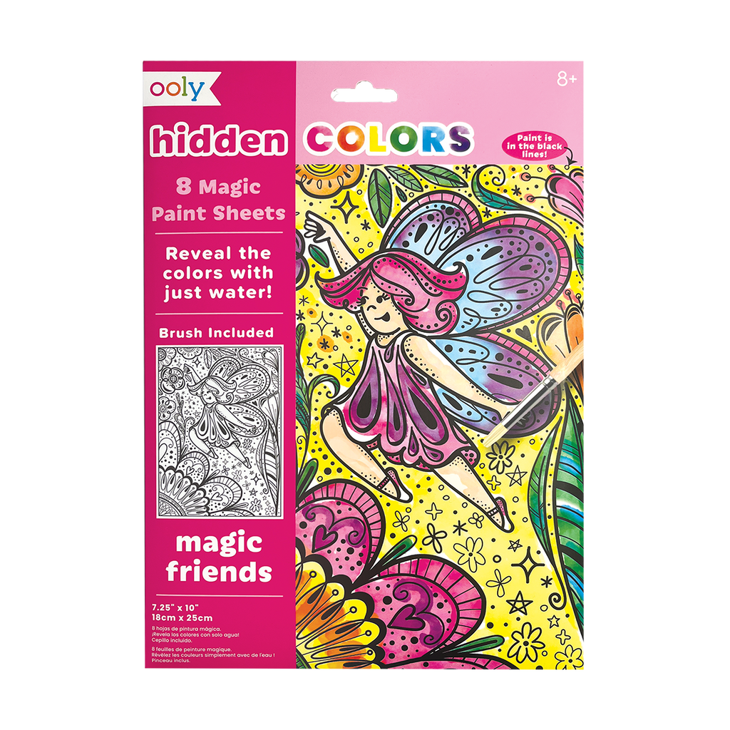Hidden Colors Magic Paint Sheets - Magic Friends - OOLY