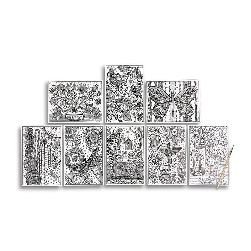 Hidden Colors Magic Paint Sheets - Magic Nature - OOLY